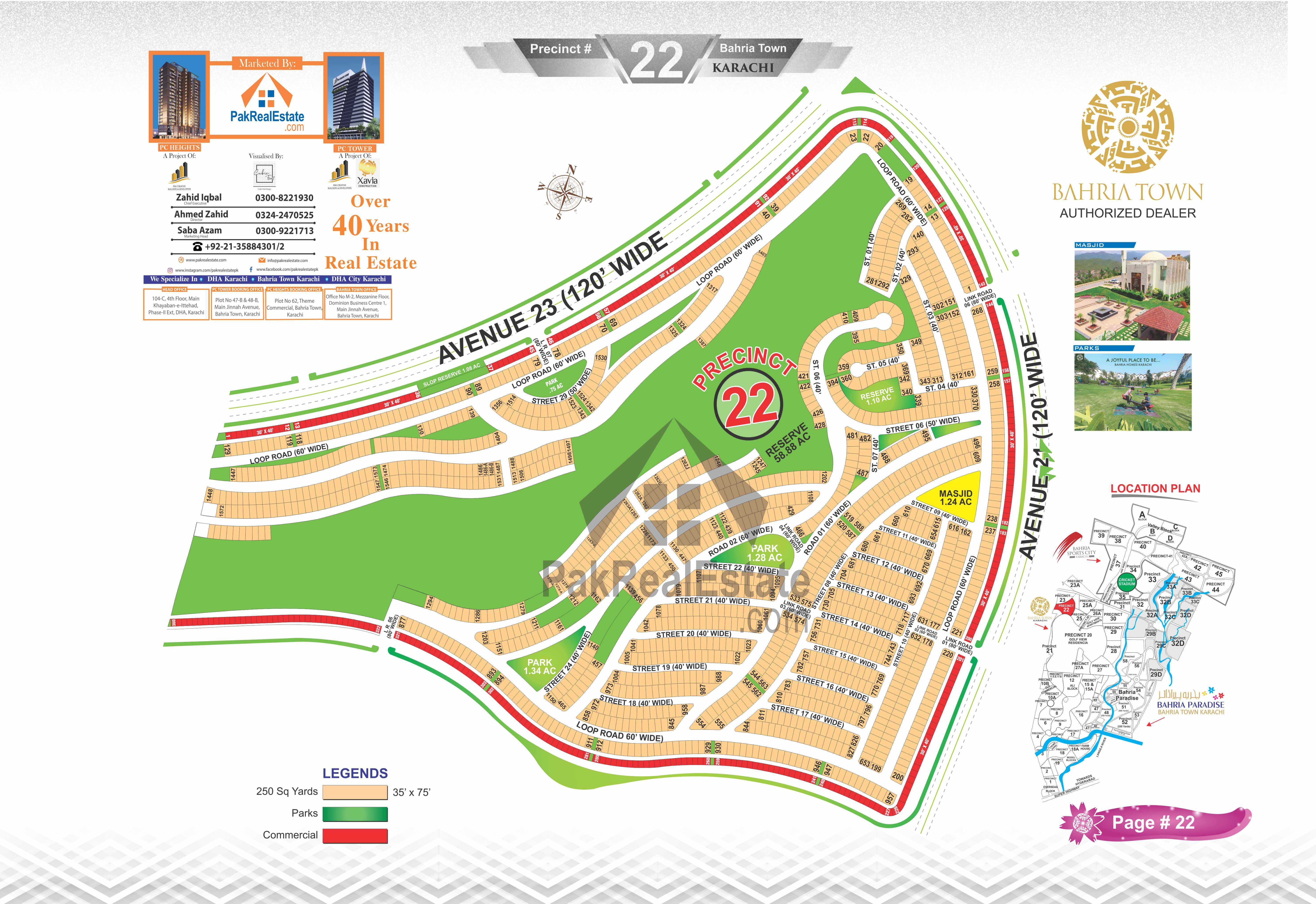 Bahria Town Karachi Maps - PakRealEstate.com