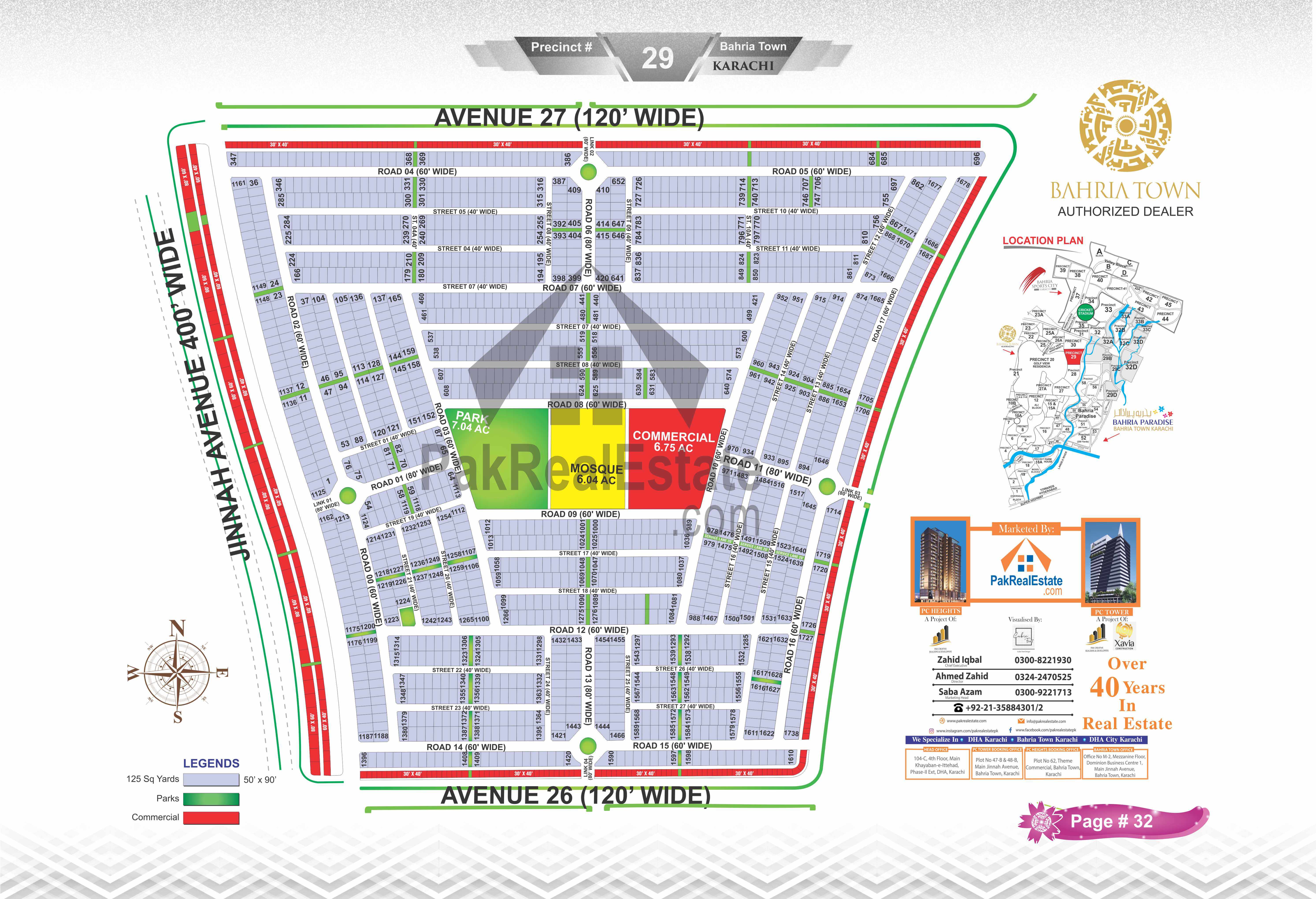 Bahria Town Karachi Maps - PakRealEstate.com